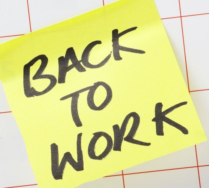 Terug van vakantie - TMA Kluizen